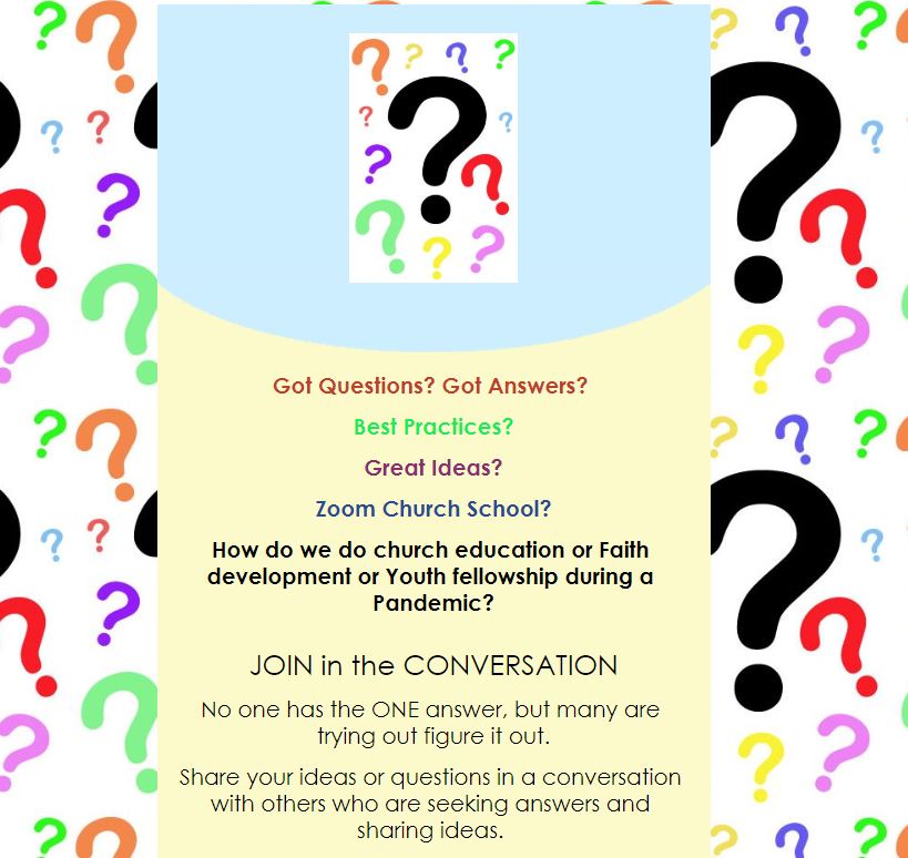 Questions and Answers? about Church School and Education - Presbytery ...